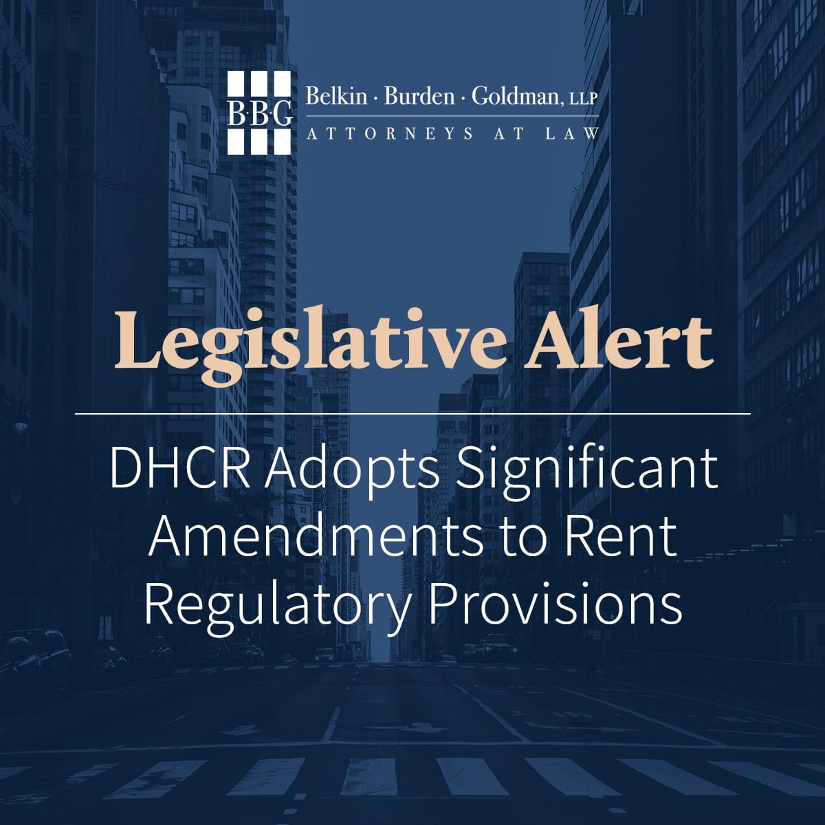 DHCR Issues Regulatory Guidance in Connection With RSC Amendments ...