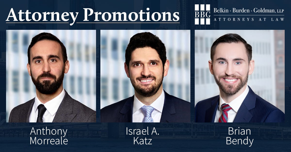 2024 Partner Promotions - Belkin · Burden · Goldman, LLP